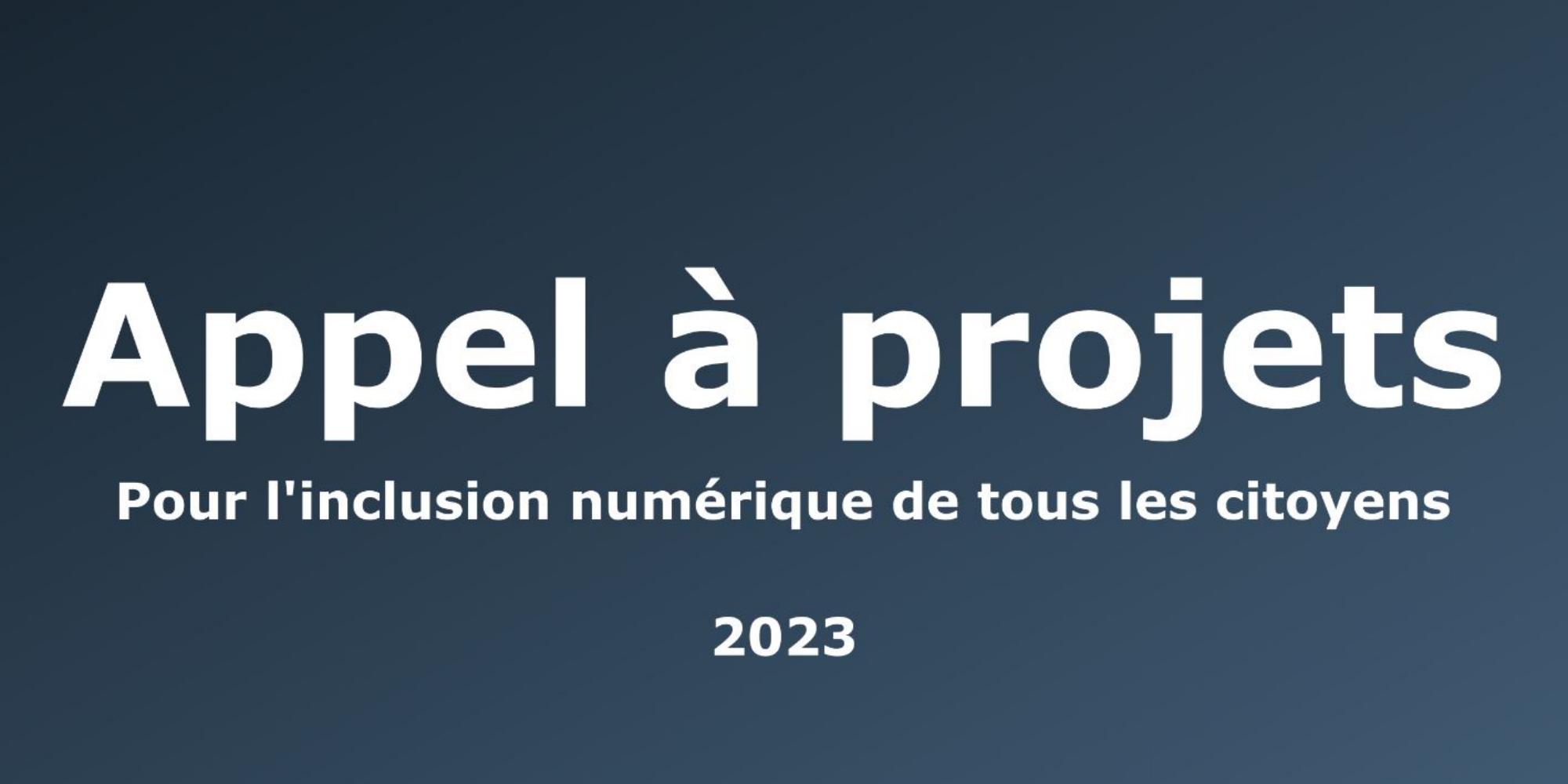 Appel à projets pour l'inclusion numérique 2023 - Ministère de la Digitalisation - Le ...